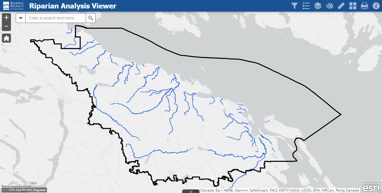 Riparian Spatial Analysis Map Rdn